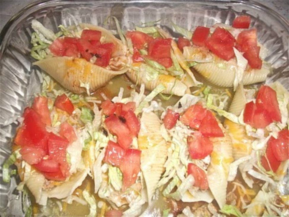 Taco Stuffed Pasta Shells