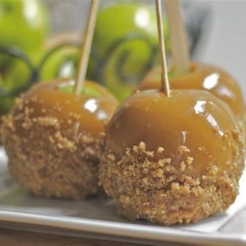 Apple Crisp Caramel Candy Apples Recipe