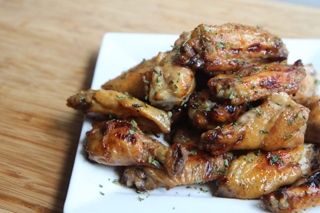 Tangy Baked Chicken Wings Recipe- Crowd Pleaser!
