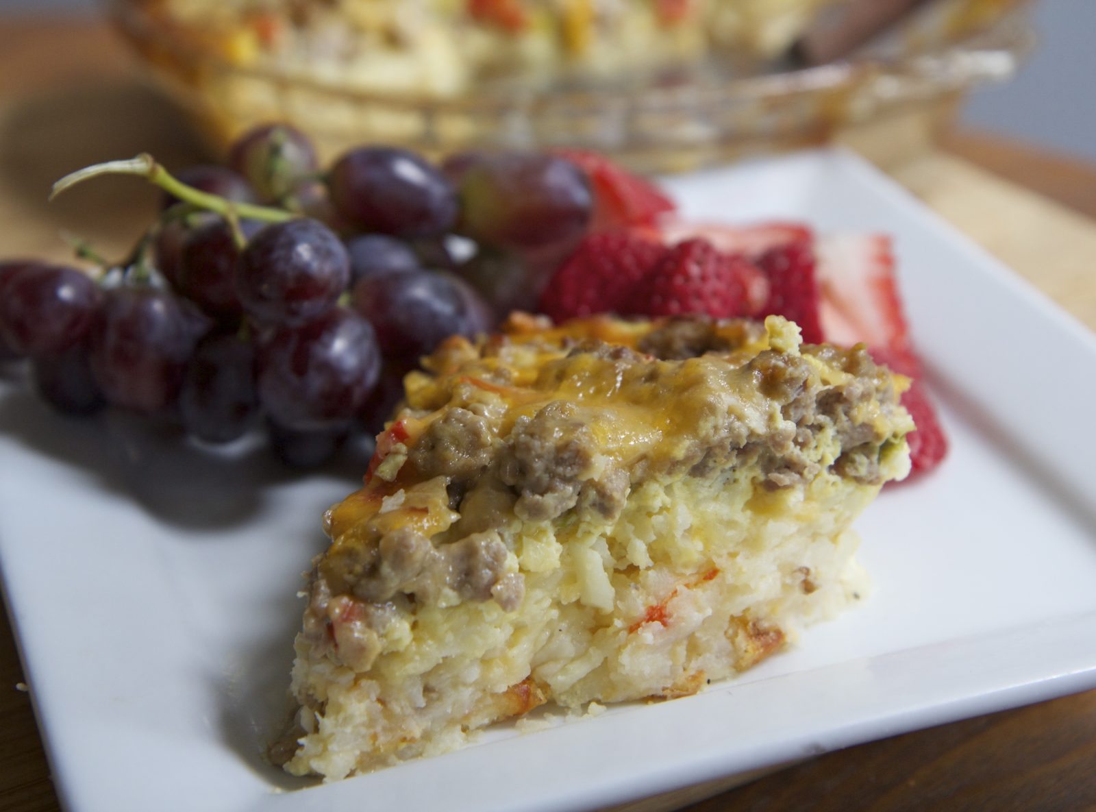 Sausage Hash Brown Casserole Recipe~ Crowd-Pleasing!