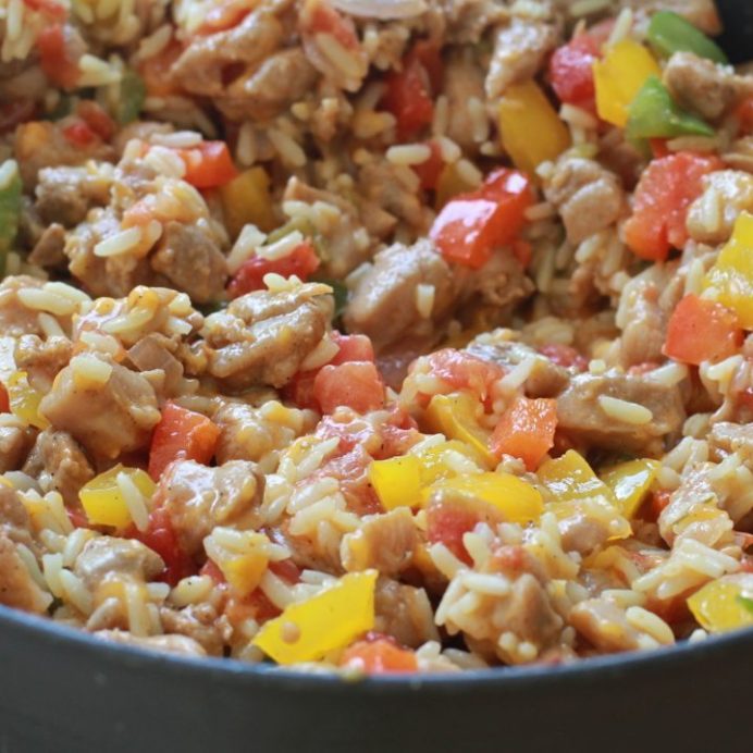 Cajun Fajita Chicken & Rice Wraps - Divas Can Cook