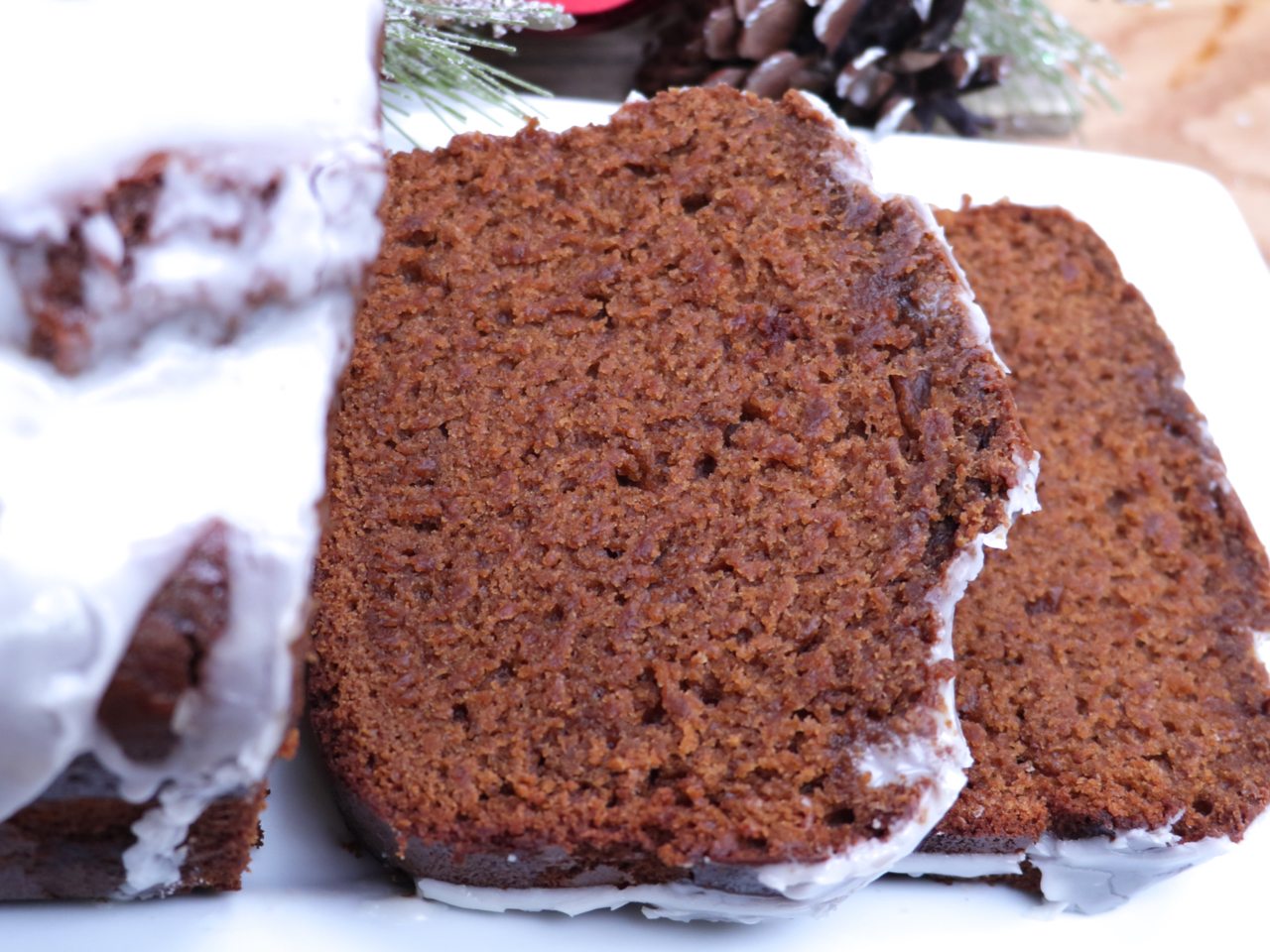 Old-Fashioned Iced Gingerbread - Divas Can Cook
