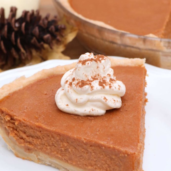 Easy, Creamy Pumpkin Pie - Divas Can Cook