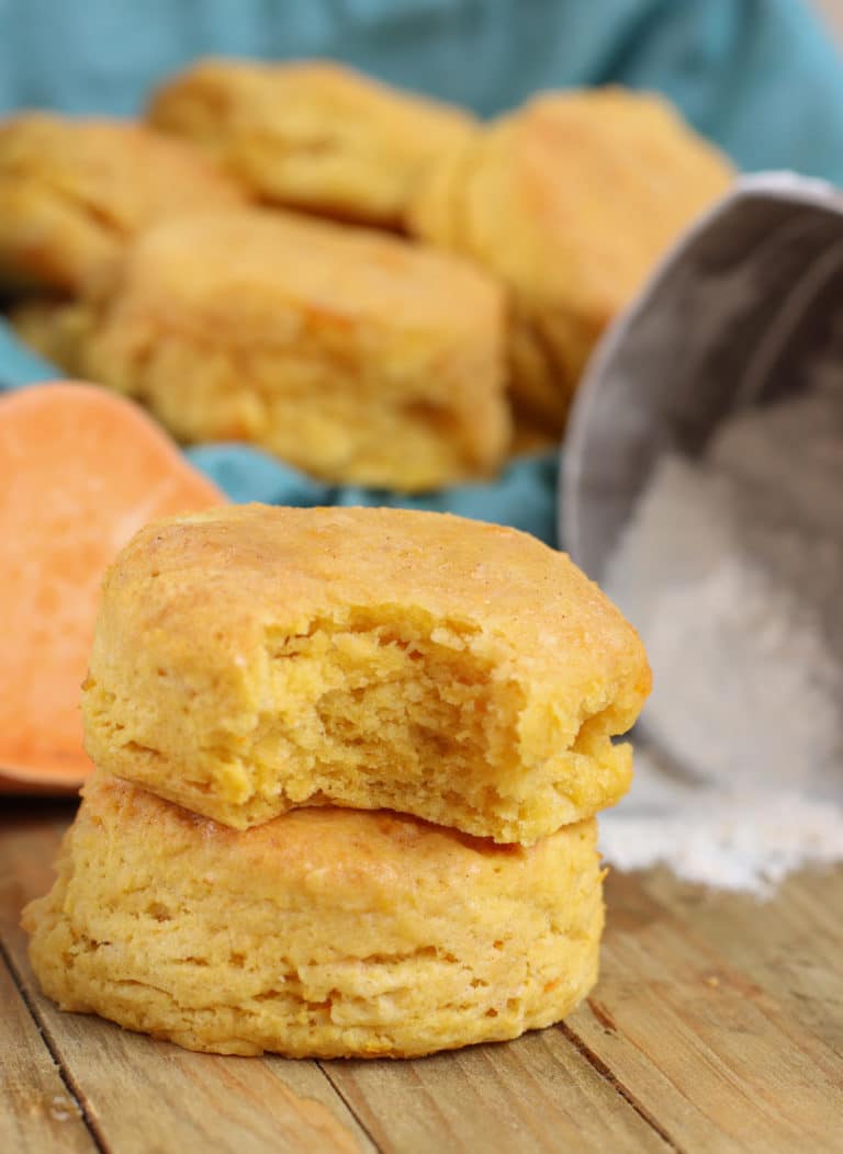 Sweet Potato Biscuits ~ Like Fluffy Clouds!