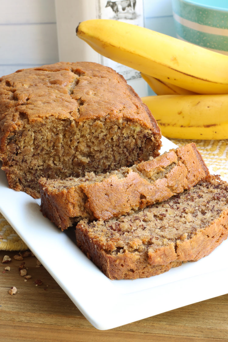 Vegan Banana Bread The Best Moist Fluffy Recipe 1 Bowl Recipe