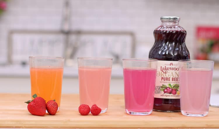 The BEST Pink Lemonade Recipe- Natural Bright Pink!