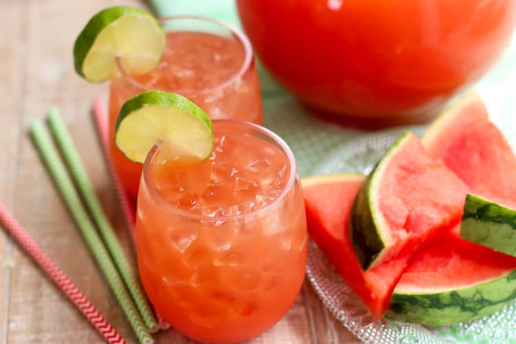 Fresh Watermelon Cocktail - Easy Recipe
