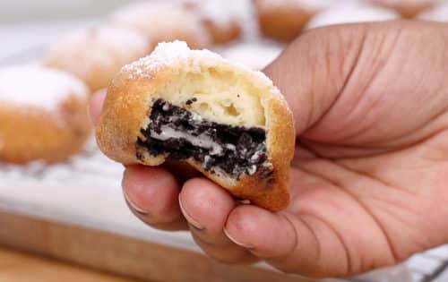 BEST Fried Oreos- Fluffy, Hot & Gooey!