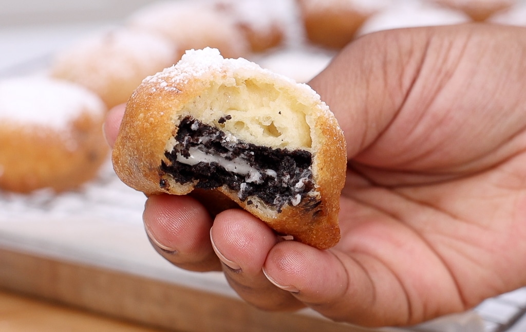 BEST Fried Oreos- Fluffy, Hot & Gooey!