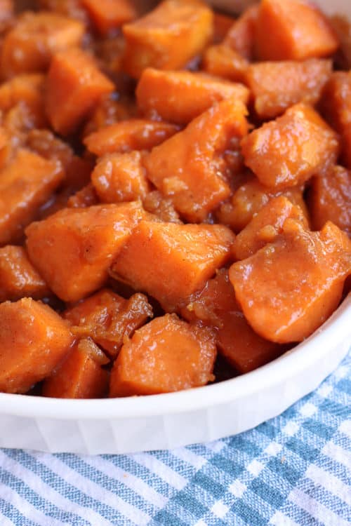 Caramel Candied Yams Recipe- The Glaze is EVERYTHING!