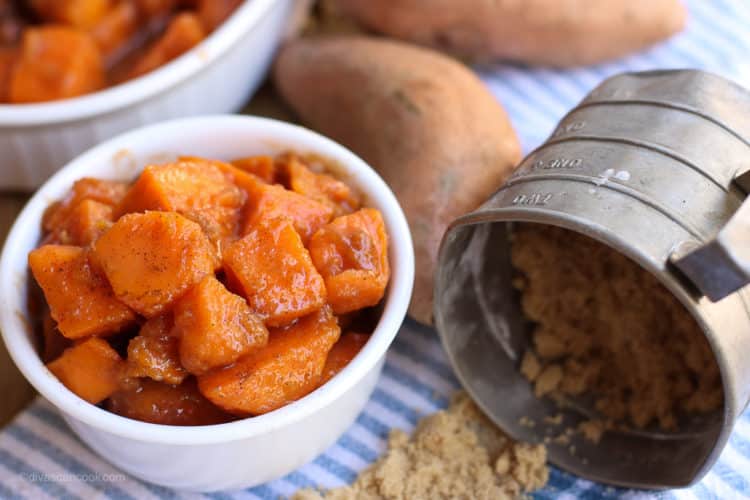 Caramel Candied Yams Recipe- The Glaze is EVERYTHING!