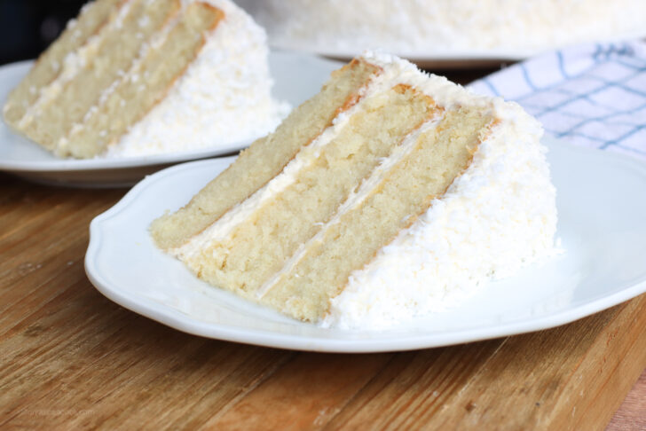 Best Homemade Coconut Cream Cake Recipe- Whipped Frosting