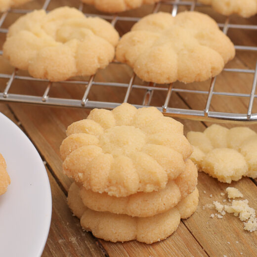 Old-Fashioned Butter Cookies- Crisp, Golden, Addictive