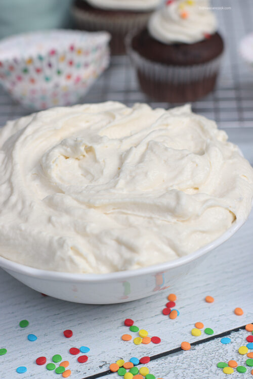 Best Whipped Cream Frosting Recipe (Light, Fluffy, Stable)