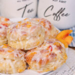 Peach Buttermilk Biscuits - The BEST Loaded with Peaches