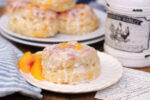 Peach Buttermilk Biscuits - The BEST Loaded with Peaches