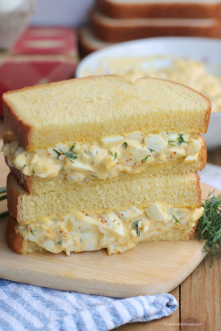 Grandma's Egg Salad Sandwich Recipe- Old-School Style.